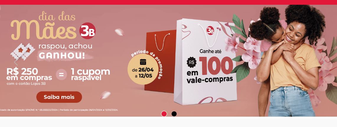 Promoção Lojas 3B Rio: Raspou, Achou, Vale-Compras!