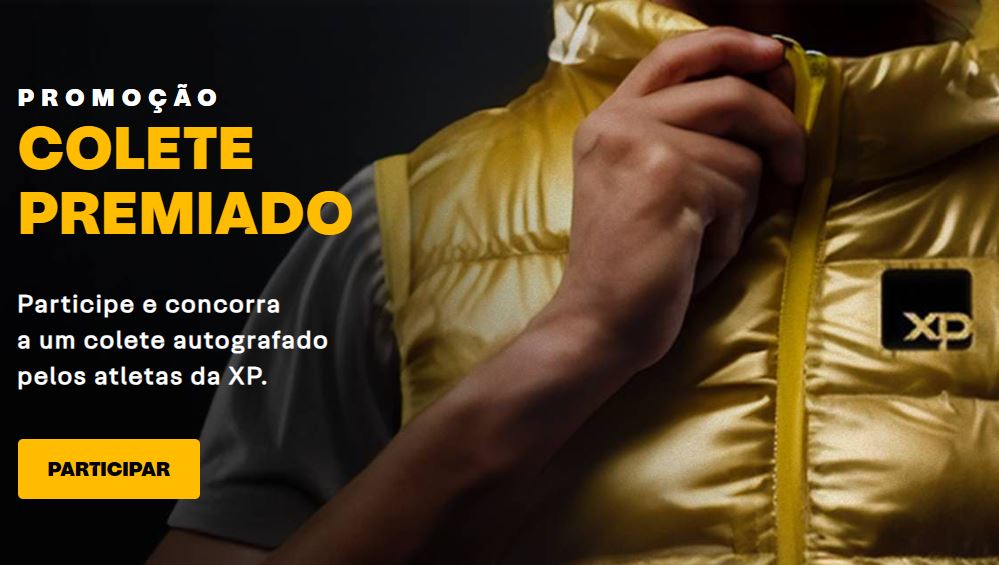 Promoção Colete Premiado XP Autografados por Atletas Olímpicos