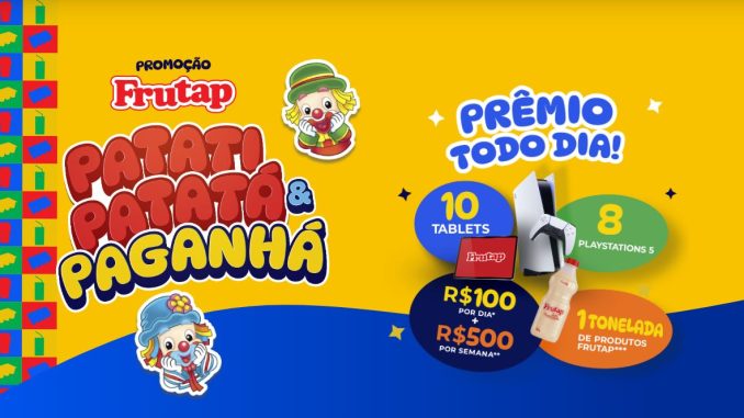 Promoção Frutap Patati & Patatá: Concorra a PS5, tablets, e mais!