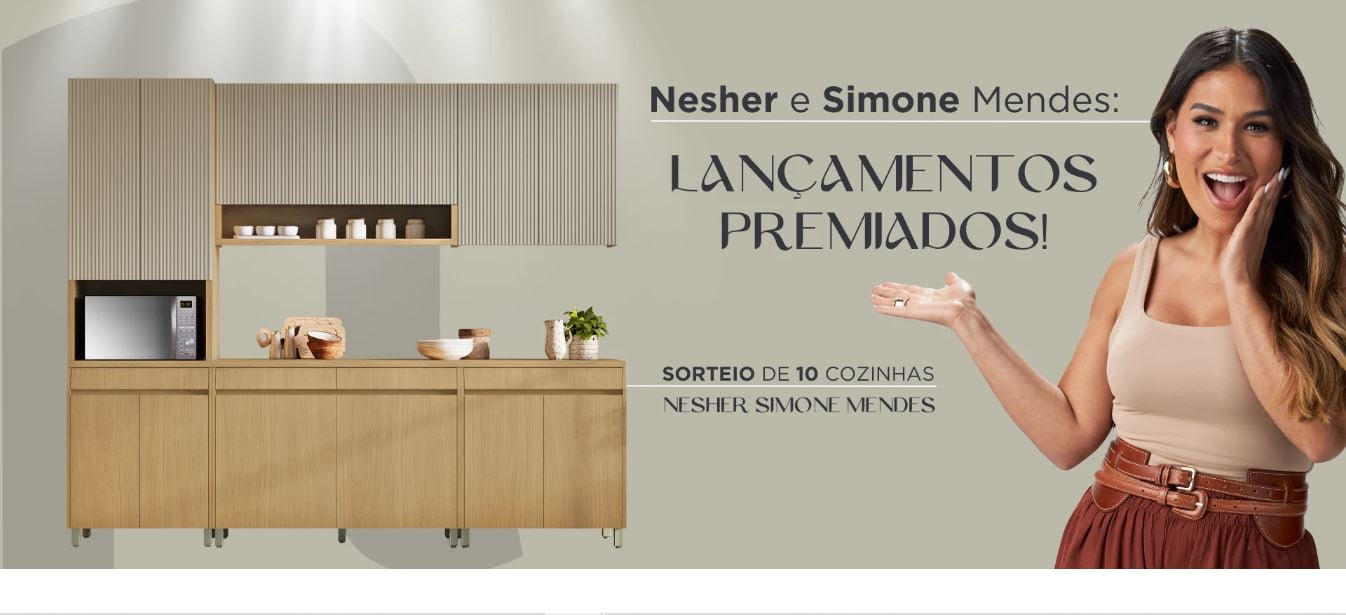 Nesher e Simone Mendes: Lançamentos e Cozinhas Premiadas