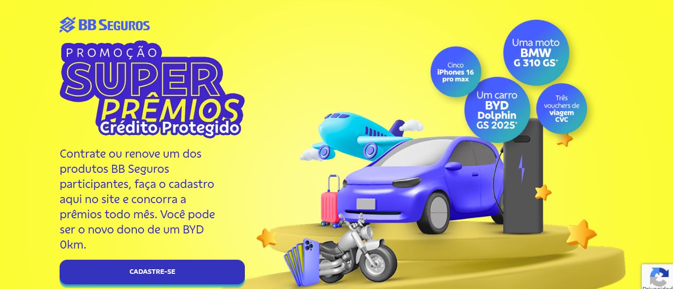 Participação Super Prêmios BB Seguros Crédito Protegido